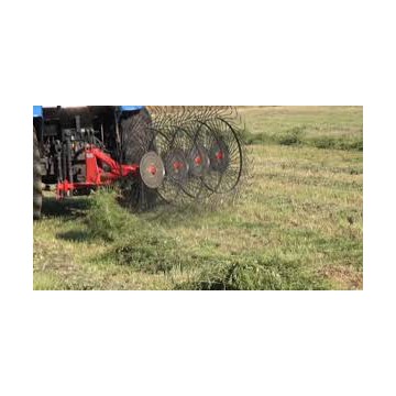 Grebla tip soare cu 4 roti